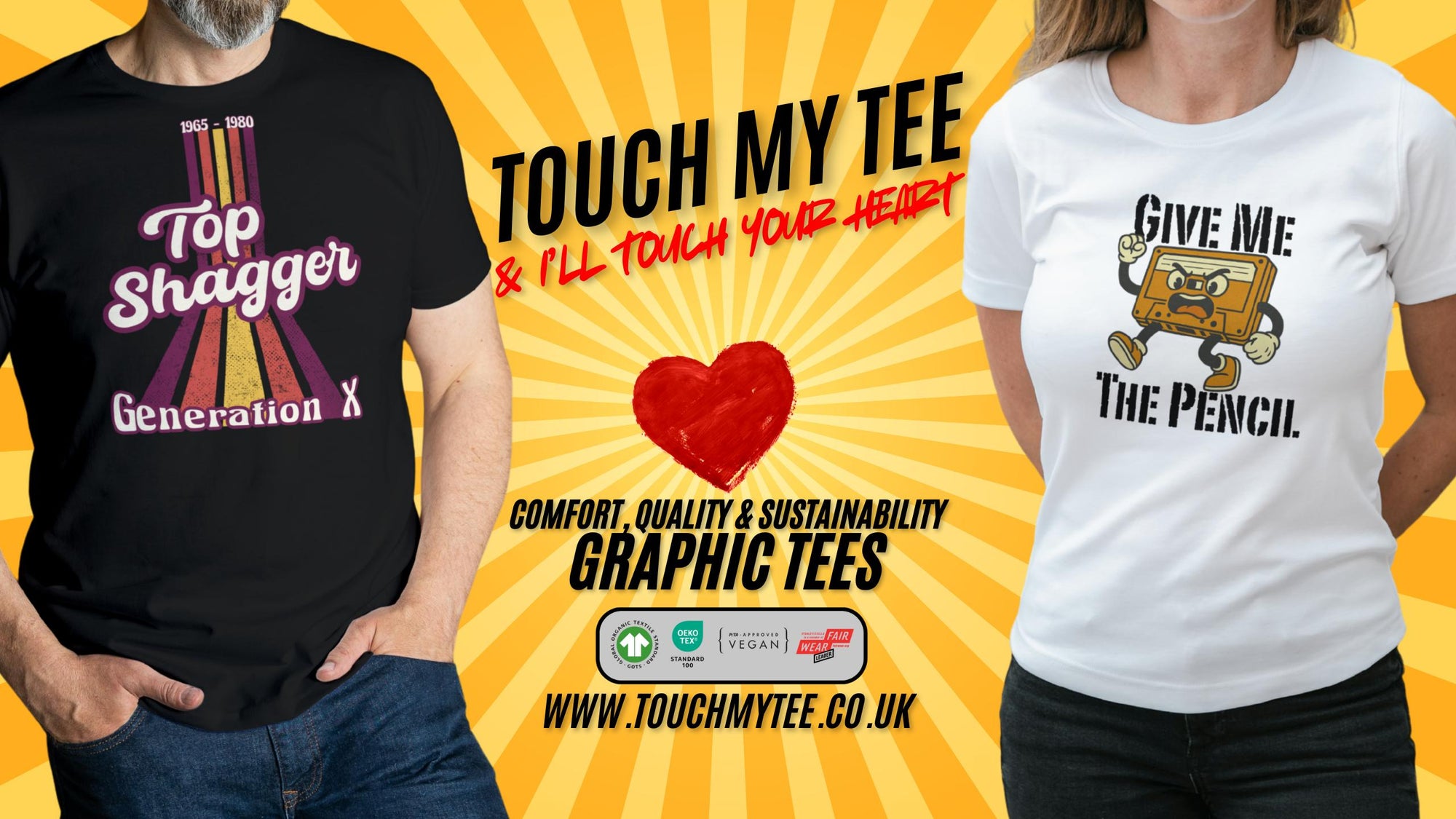 Touch My Tee | Retro T-Shirts for Gen X – 80s & 90s Cartoons, Gaming